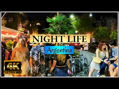 Night Life in Buenos Aires, Argentina - Recoleta at Night - Travel Vlog