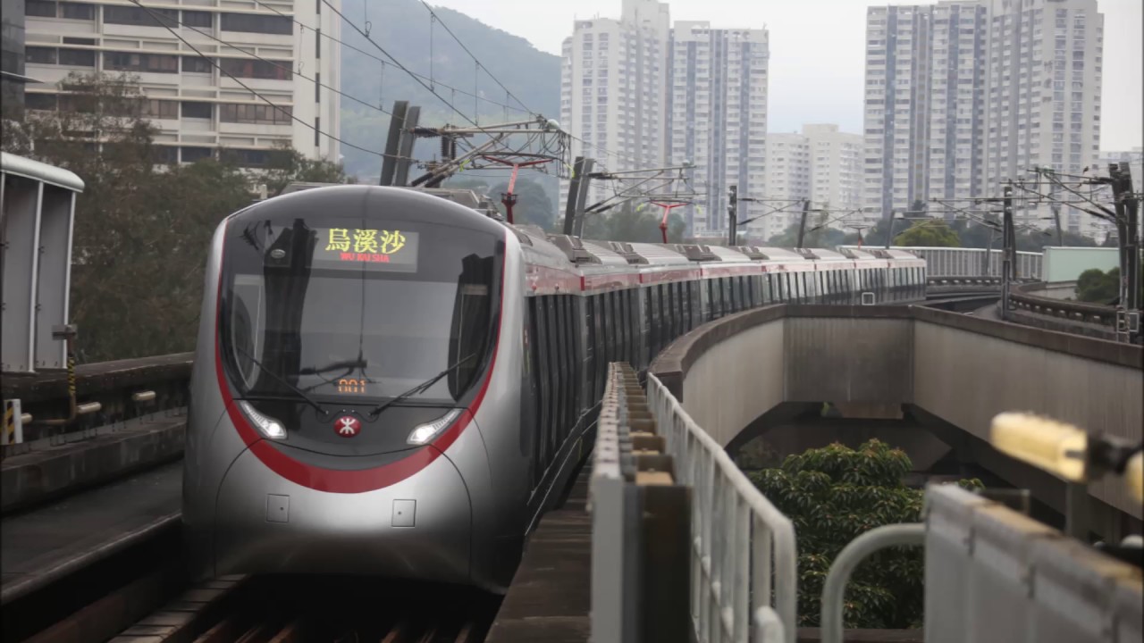 [HD Audio] MTR Motor Sound (港鐵走行音): EWL C-train (1141A EMU) @ MOL - YouTube