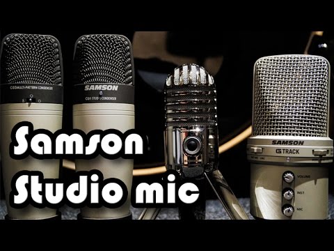 Samson Studio mic's Sound Check - YouTube