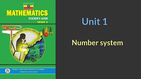 Grade 9 Maths old curriculum unit 1 - YouTube