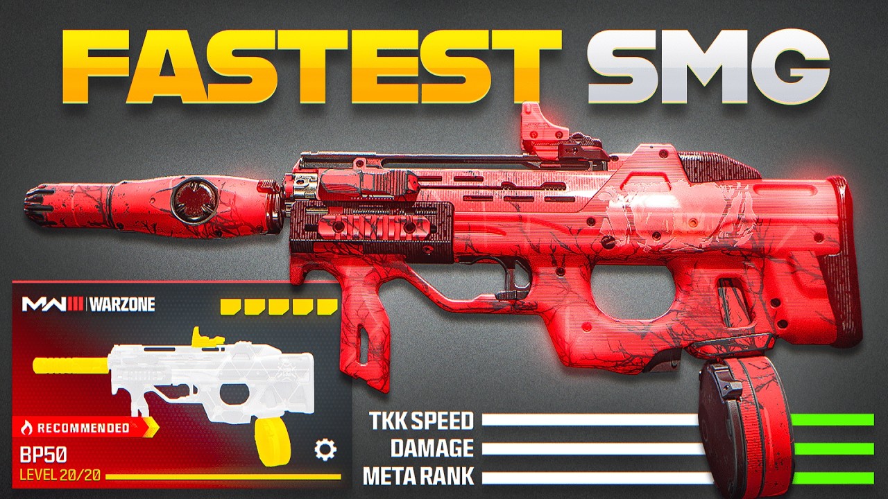 I Built the FASTEST SMG in WARZONE & MW3! (Best TTK Meta Loadout in ...