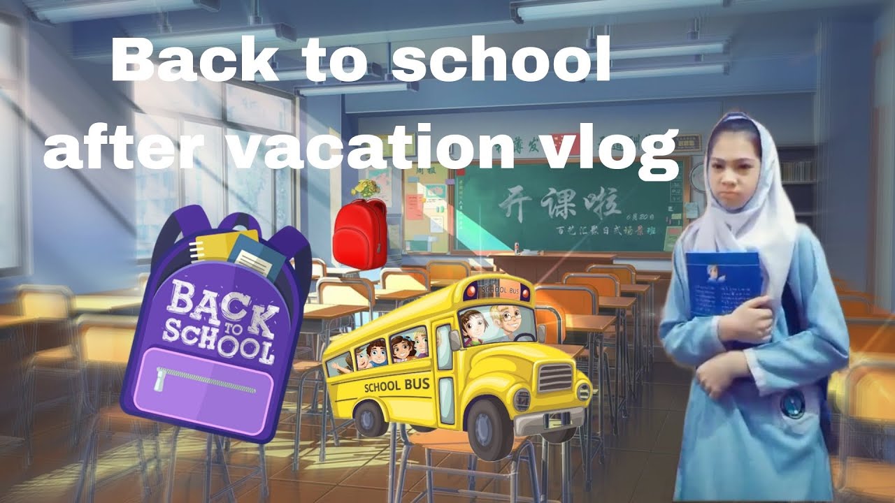 Back to school after vacation vlog || school is fun || || @sujoonivlog ...