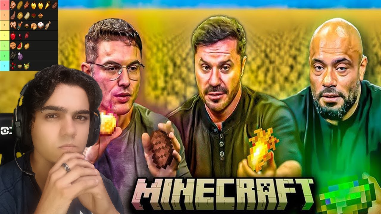 QUAL A MELHOR COMIDA DO MINECRAFT? - REACT @BB100GAMES - YouTube