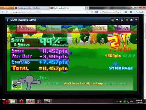 Slush Invaders Playthrough-Colorful Stick Fighters!-Part 1 - YouTube