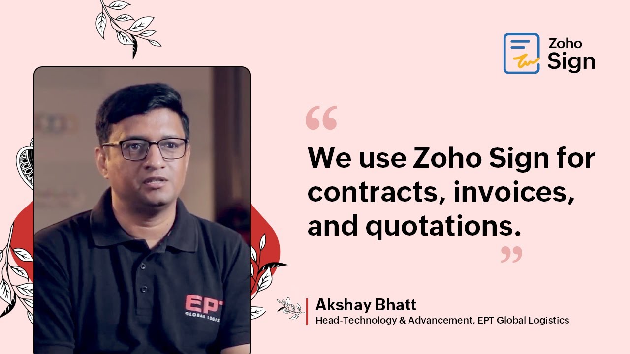 Contract and Invoice signing made easy with Zoho Sign | Digital ...