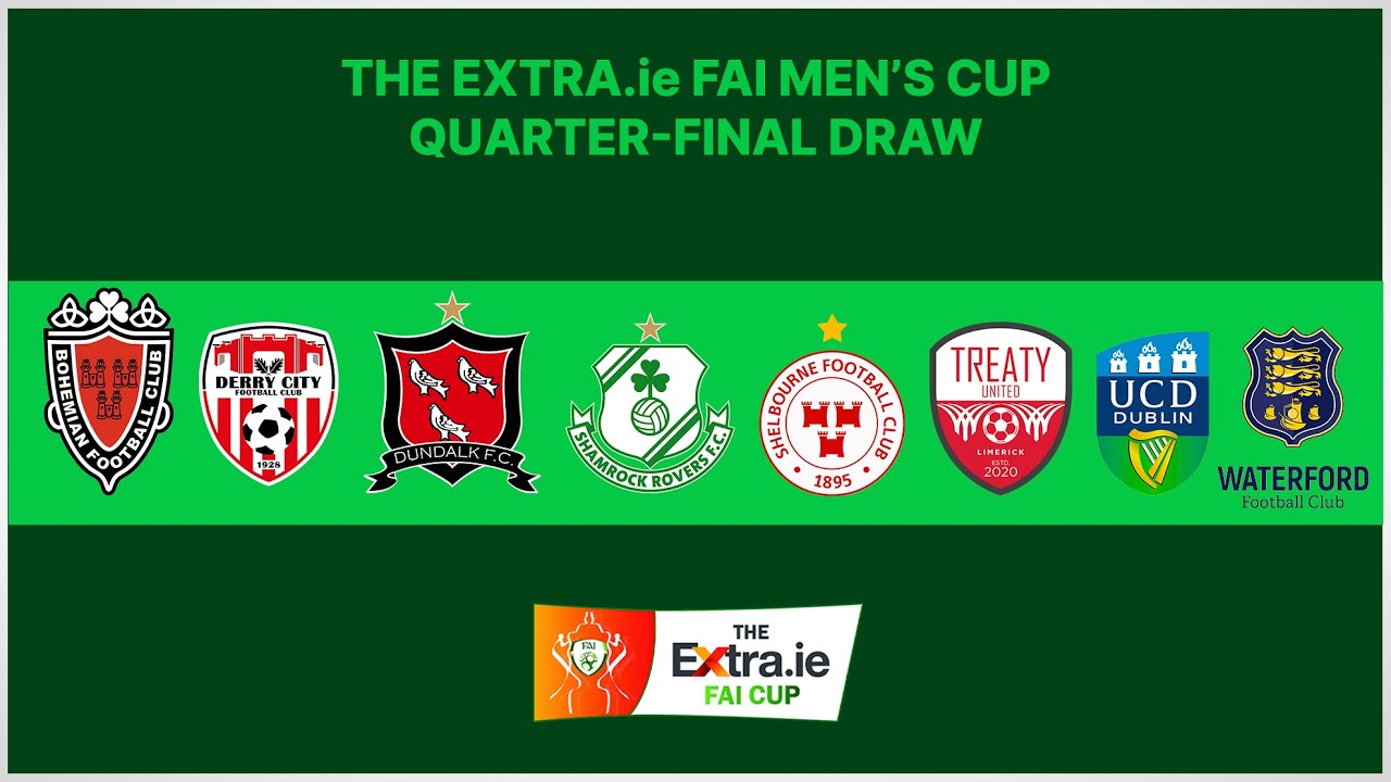 🔴 LIVE | 2022 EXTRA.ie FAI Men's Cup Quarter-Final Draw - YouTube