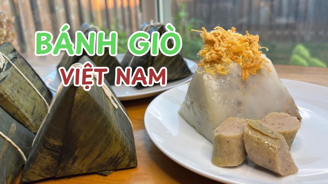 CÁCH GÓI BÁNH GIÒ ĐẸP | Vietnamese pyramid-shaped rice dumpling - YouTube
