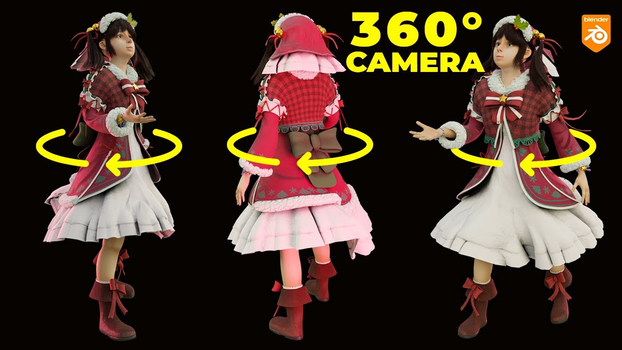 360° Camera Animation in @BlenderOfficial3.0 || Pro Camera Trick - YouTube