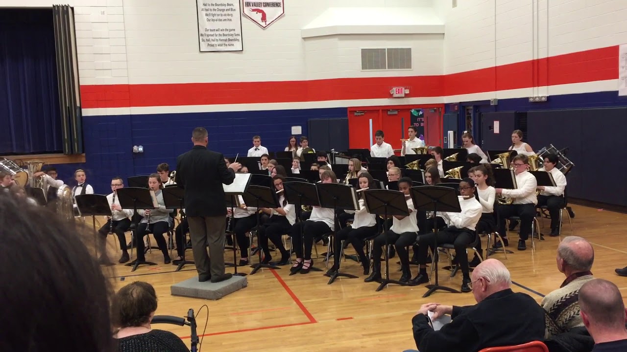 HBMS Concert Band - Wade in the Water - YouTube