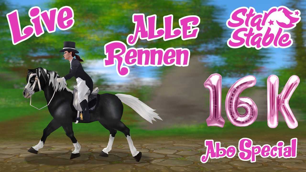 Star Stable [SSO] Live - ALLE Rennen in SSO (16K Abo Special auf Server ...