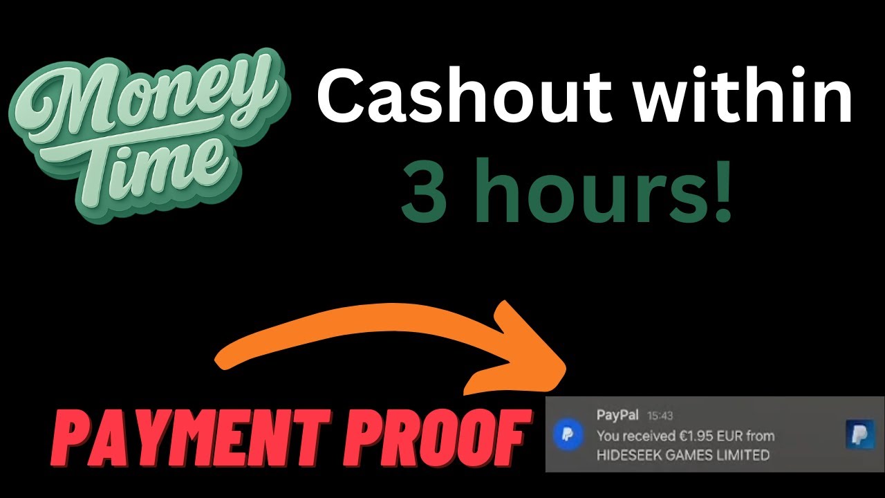 MoneyTime - Earn PayPal Cash Every 3 Hours Playing Games (Payment Proof ...