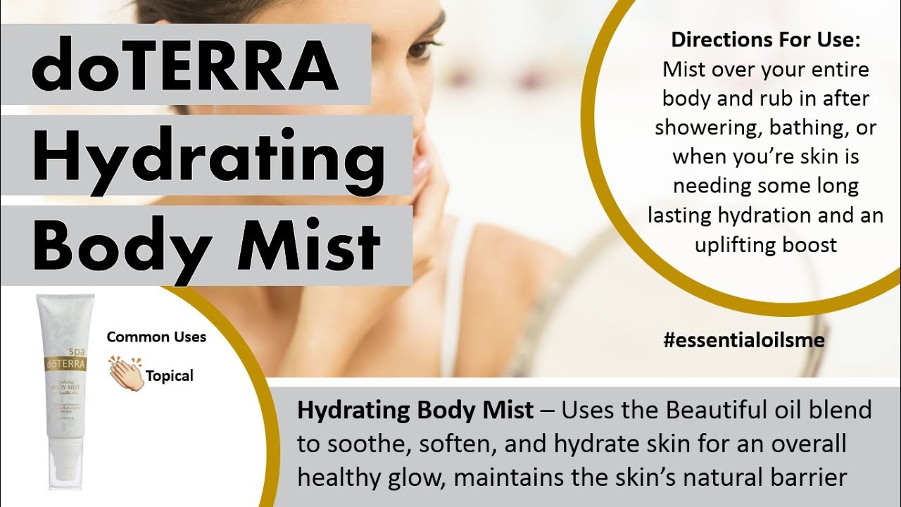 Exceptional doTERRA Body Mist Featuring Beautiful Blend Uses - YouTube