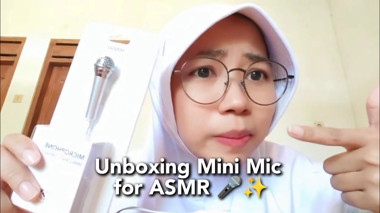 Unboxing Mini Microphone for ASMR Relaxing - YouTube