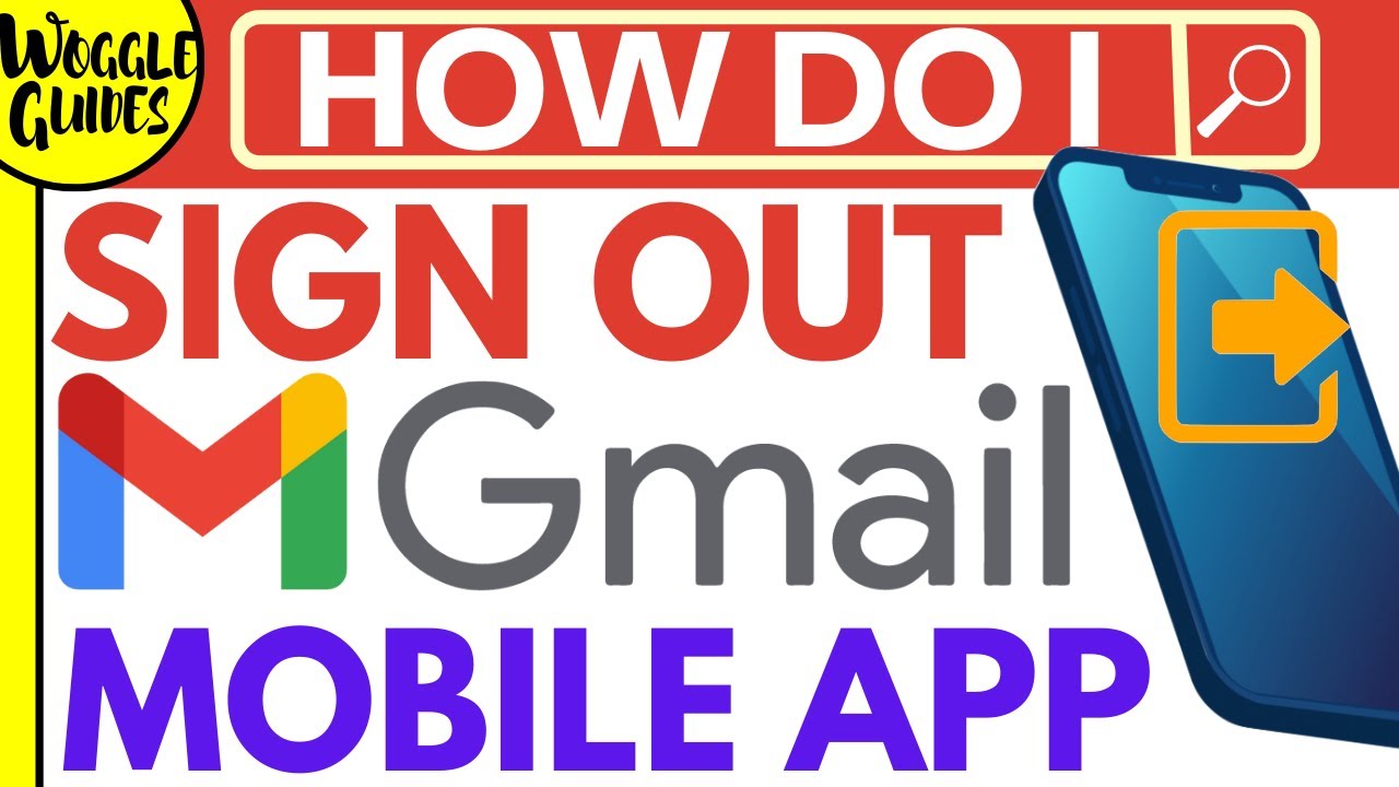 How to sign out of Gmail app - YouTube