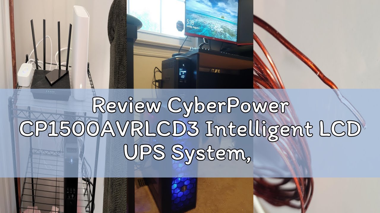 Review CyberPower CP1500AVRLCD3 Intelligent LCD UPS System, 1500VA/900W ...