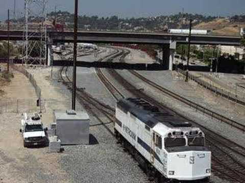 Metrolink SCAX 800 at Metrolink yard 4/22/08 (1) - YouTube