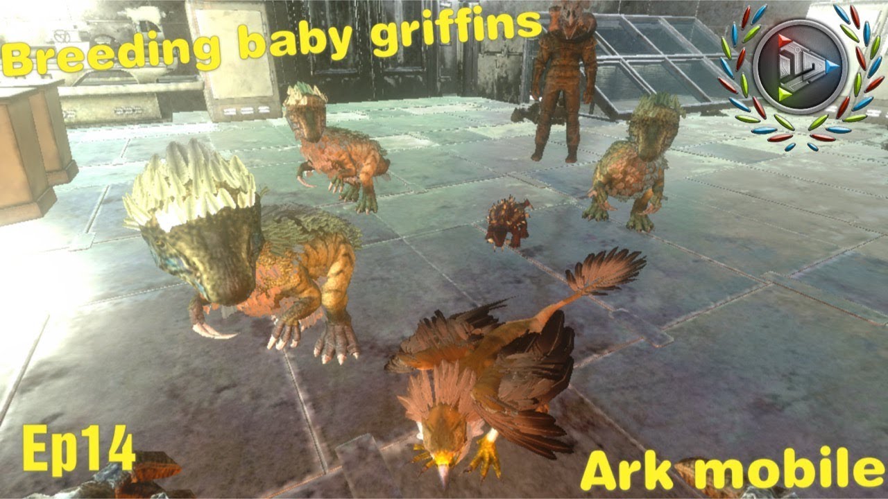 Breeding a baby griffin and others ark mobile private servers ep14 ...
