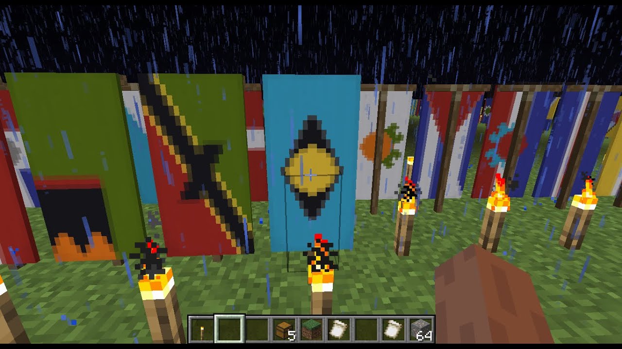 Minecraft Flag Banner Tutorial: Saint Lucia - SRPFC - YouTube