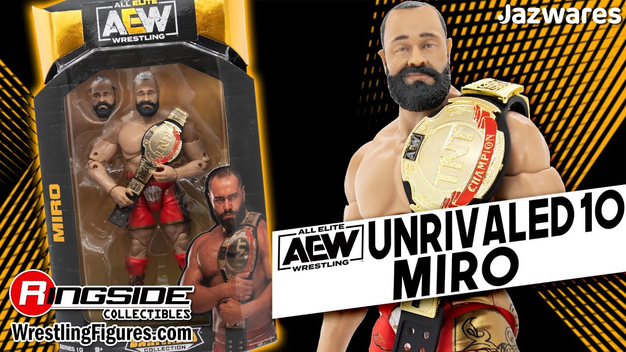 AEW Figure Insider: Miro - Jazwares AEW Unrivaled 10 Wrestling Action ...