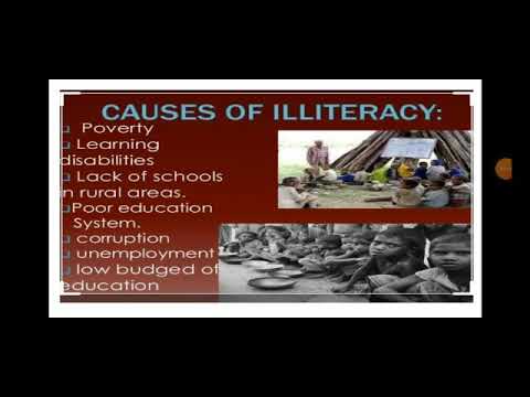 Sociology lecture on Causes of Illiteracy - YouTube