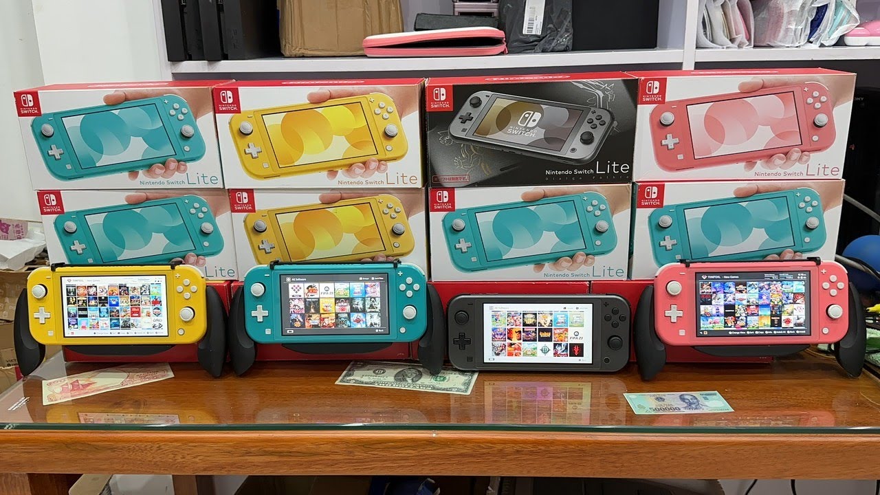 trên tay Nintendo Switch Lite hack - YouTube