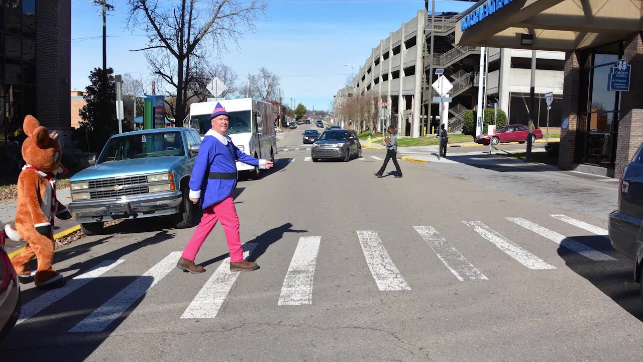 Rudolph & Friends visit East Tennessee Children's Hospital - YouTube