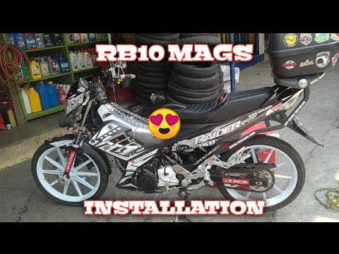 Raider150 RB10 Mags Installation | Jay Acero Motovlog - YouTube