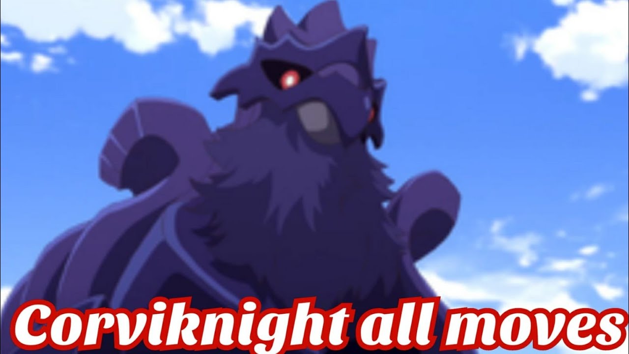 corviknight all attacks & moves (Pokemon)@TSCRChannel - YouTube