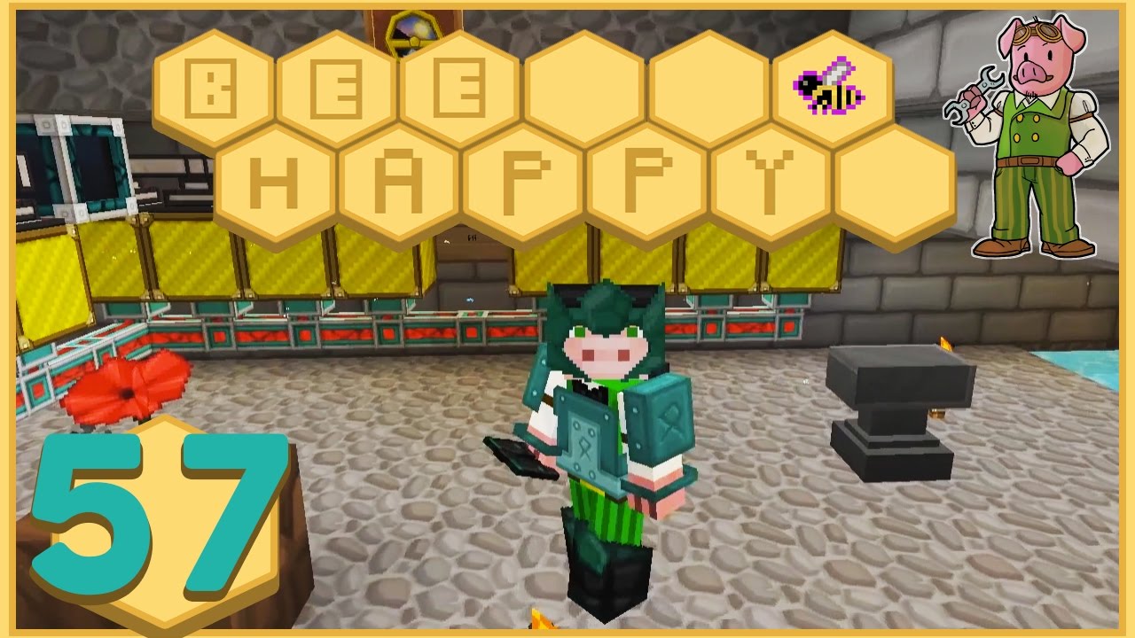 Minecraft: Bee Happy - #57 - Armor Upgrades and Programming (FTB Modded ...