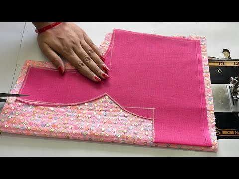 Blouse Ka Design | Stylish Blouse Back Neck Designs | Cutting And Stitching Back Neck Blouse Design
