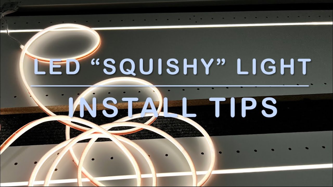 How to Install LED “Squishy” Lights Into Closet Panels - YouTube
