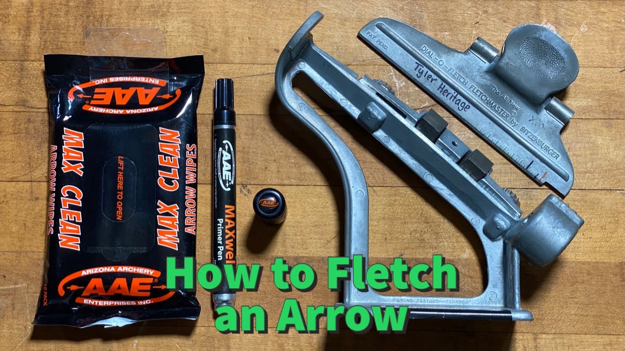 How to Fletch an Arrow - YouTube