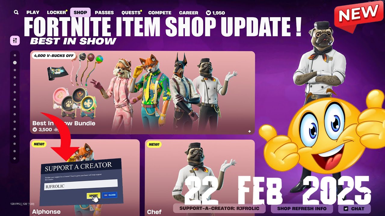 Fortnite Item Shop Update! [22nd February, 2025] (CH6 Season1) - YouTube