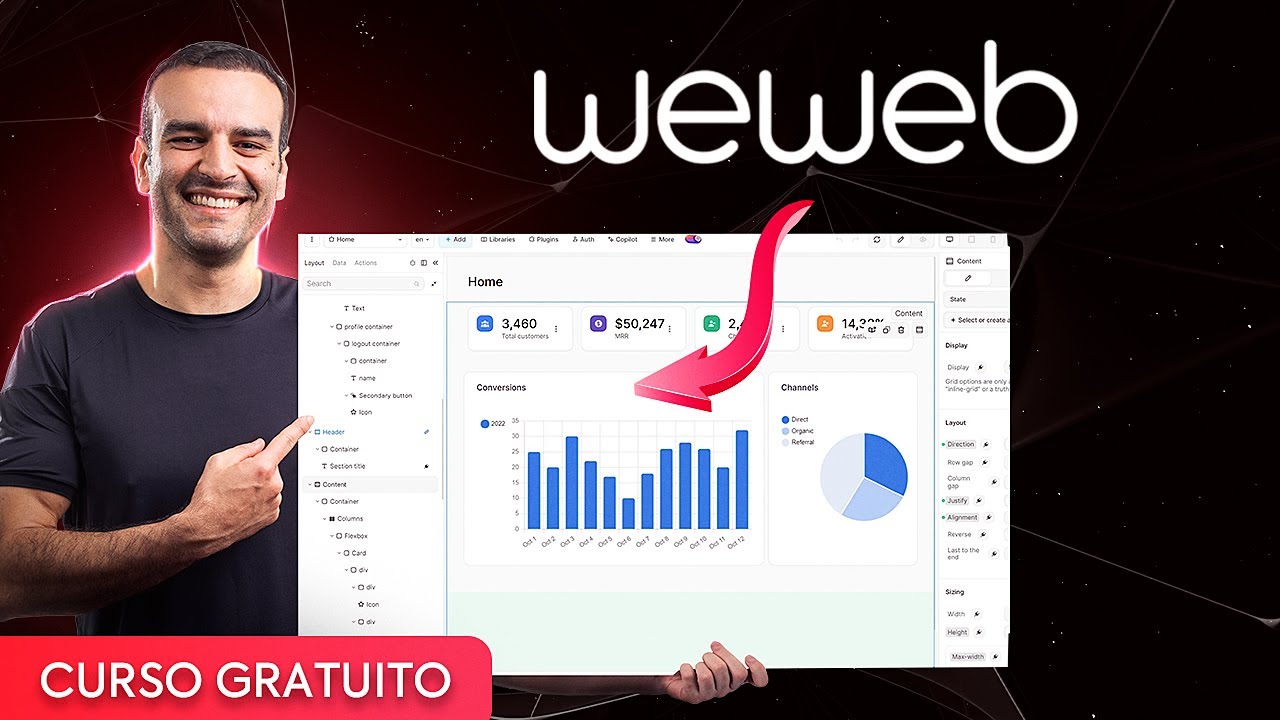 Curso WeWeb Gratuito para Iniciantes - Aprenda do ZERO em 1 aula - YouTube