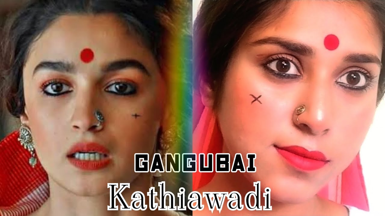 ALIABHATT GANGUBAI Inspired Makeup look || Glamlooks - YouTube