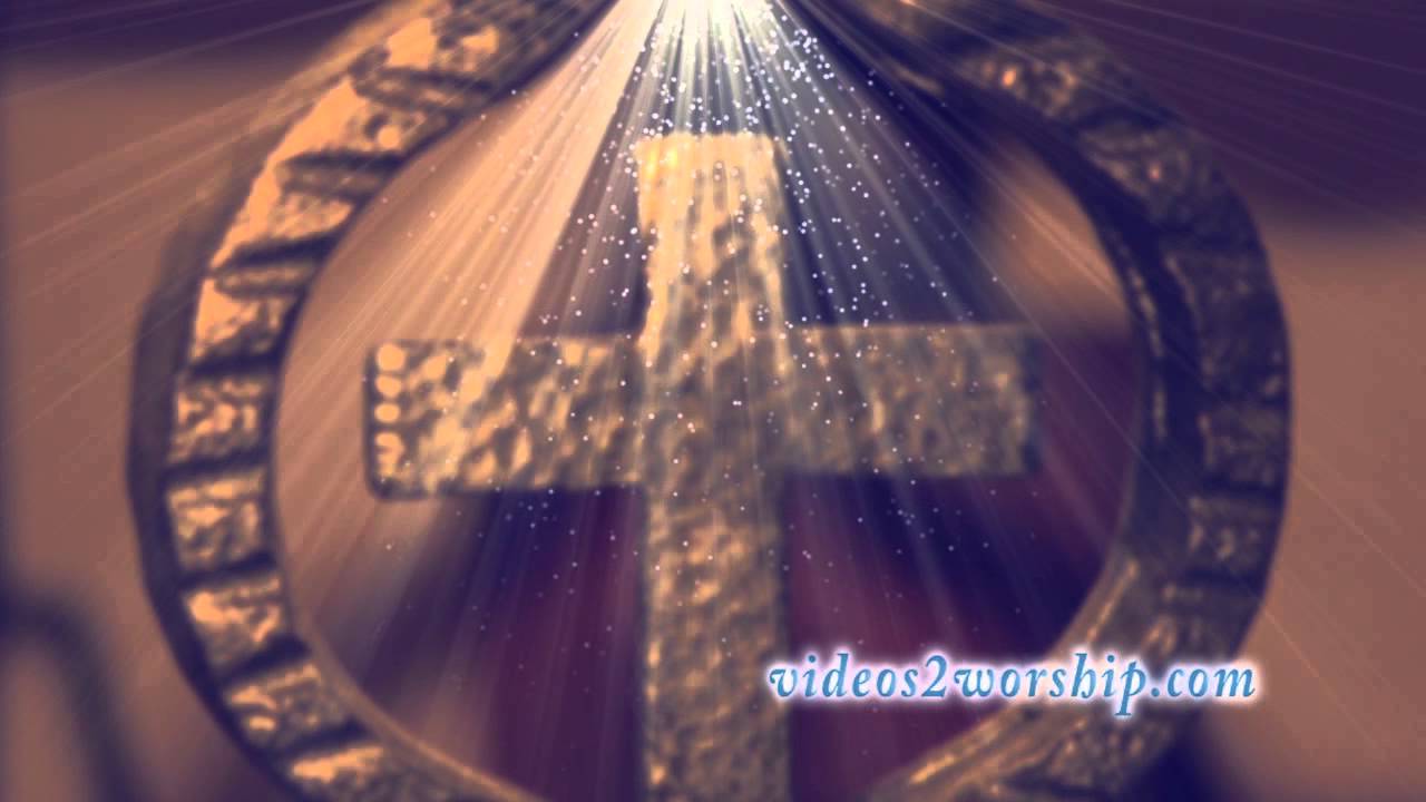 Free Cross And Particles Motion Background - YouTube