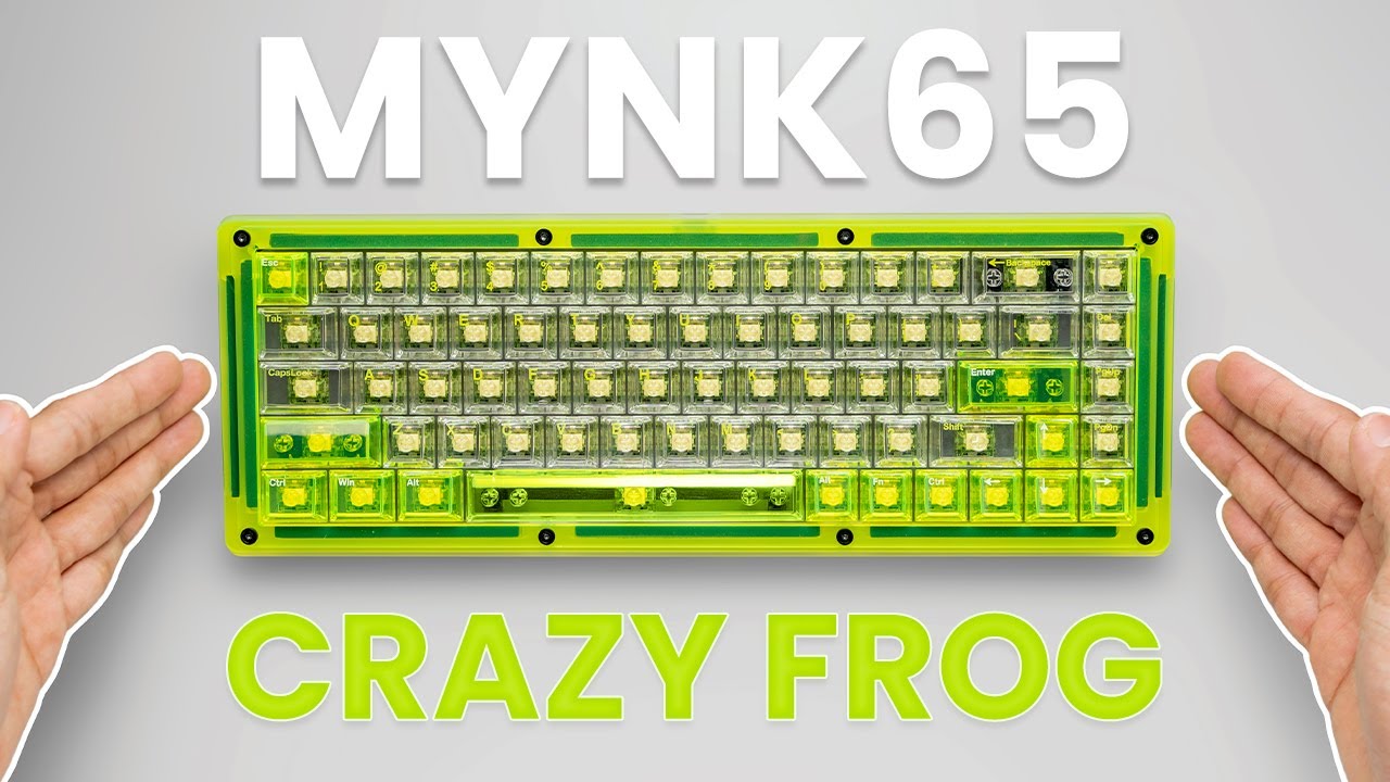MYNK65 CRAZY FROG LIMITED EDITION 65% Mechanical Keyboard Unboxing ASMR ...