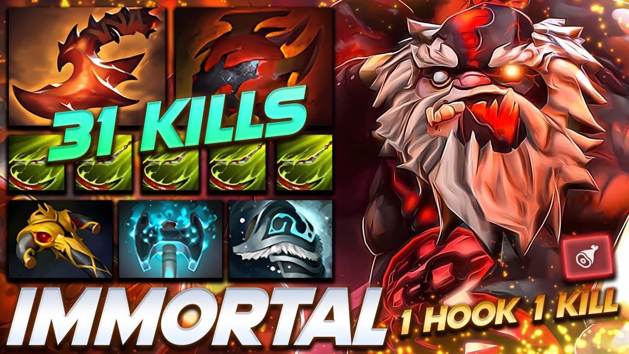 PUDGE 1 HOOK 1 FRAG ACTION - Dota 2 Pro Gameplay [Watch & Learn] - YouTube