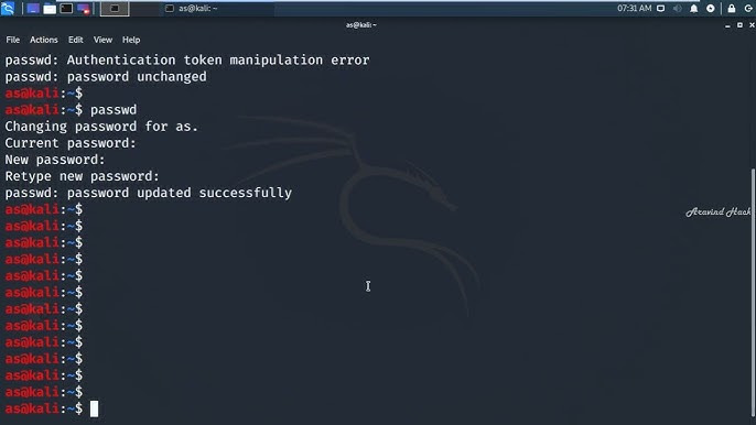 How To Change Kali Linux Root Password Youtube