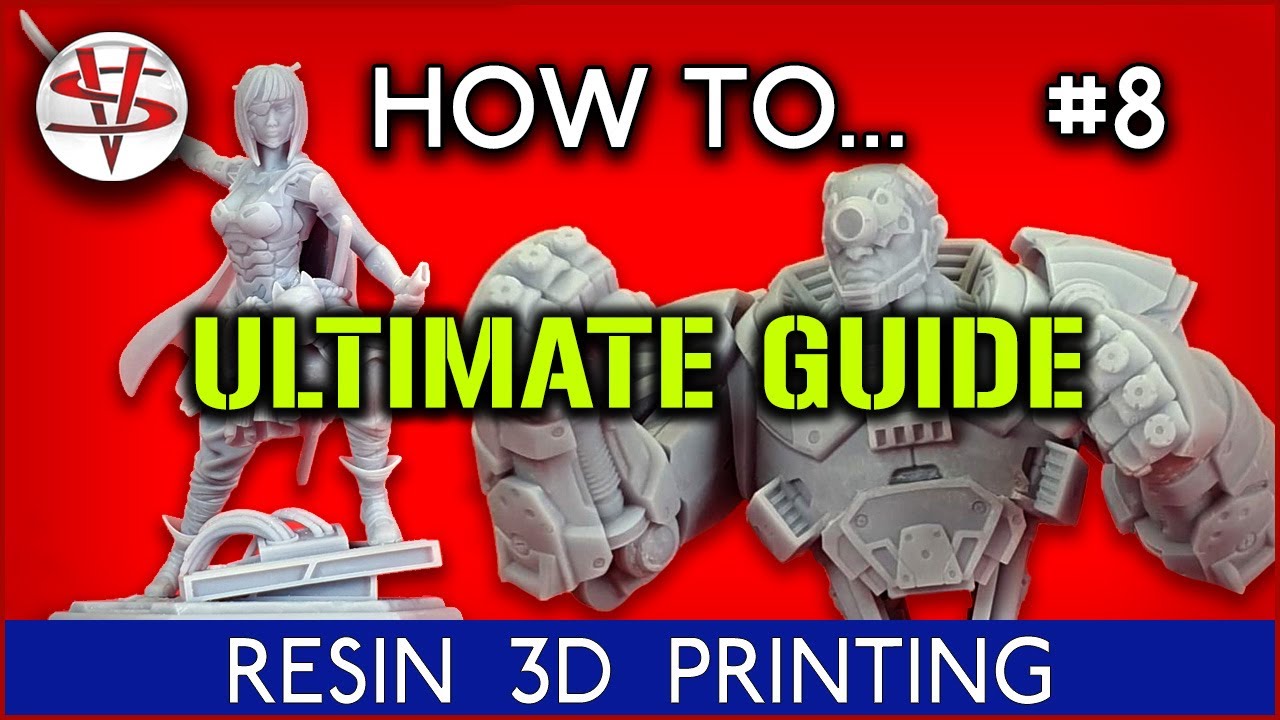 HOW TO... PART 8 'RESIN 3D PRINTING' - YouTube