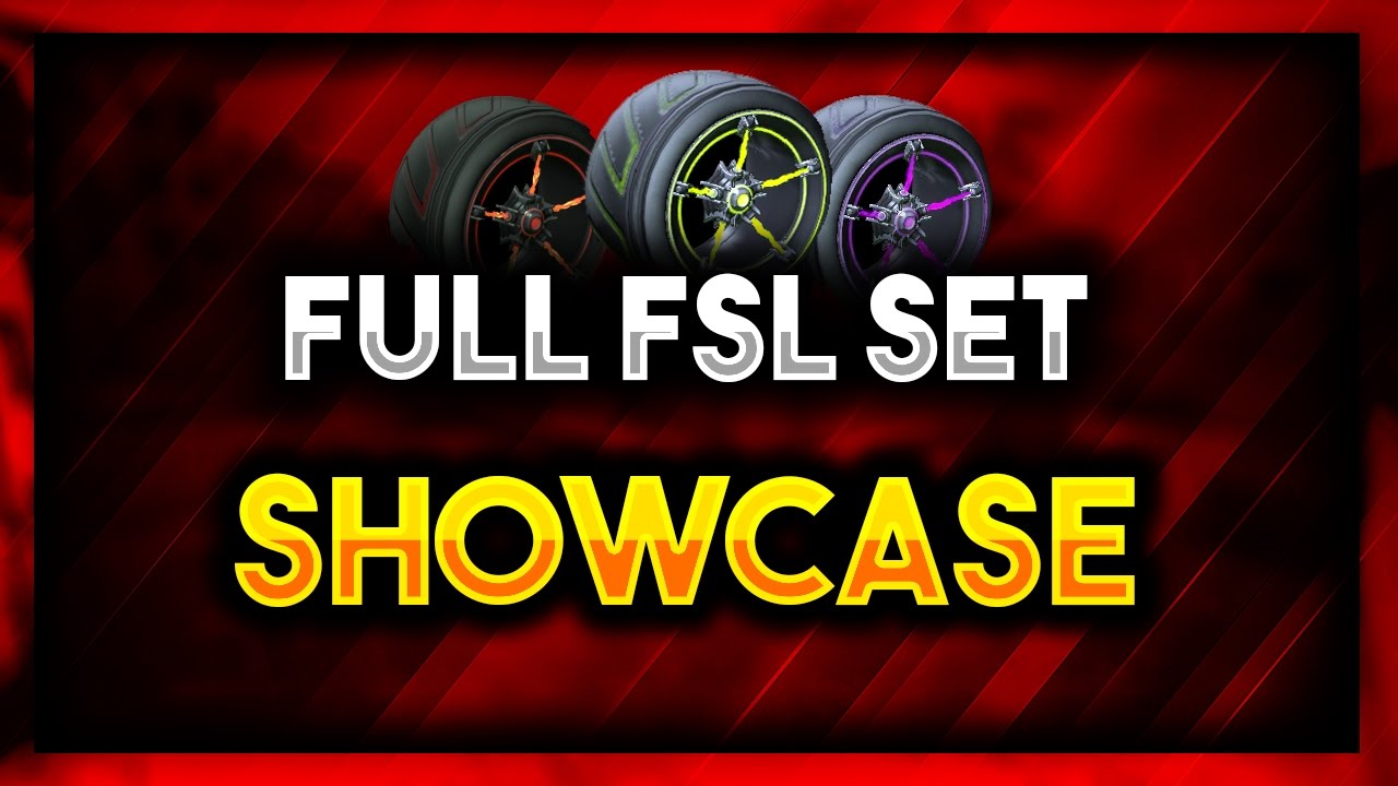 EVERY COLOURED FSL WHEEL- FSL SET SHOWCASE! - YouTube