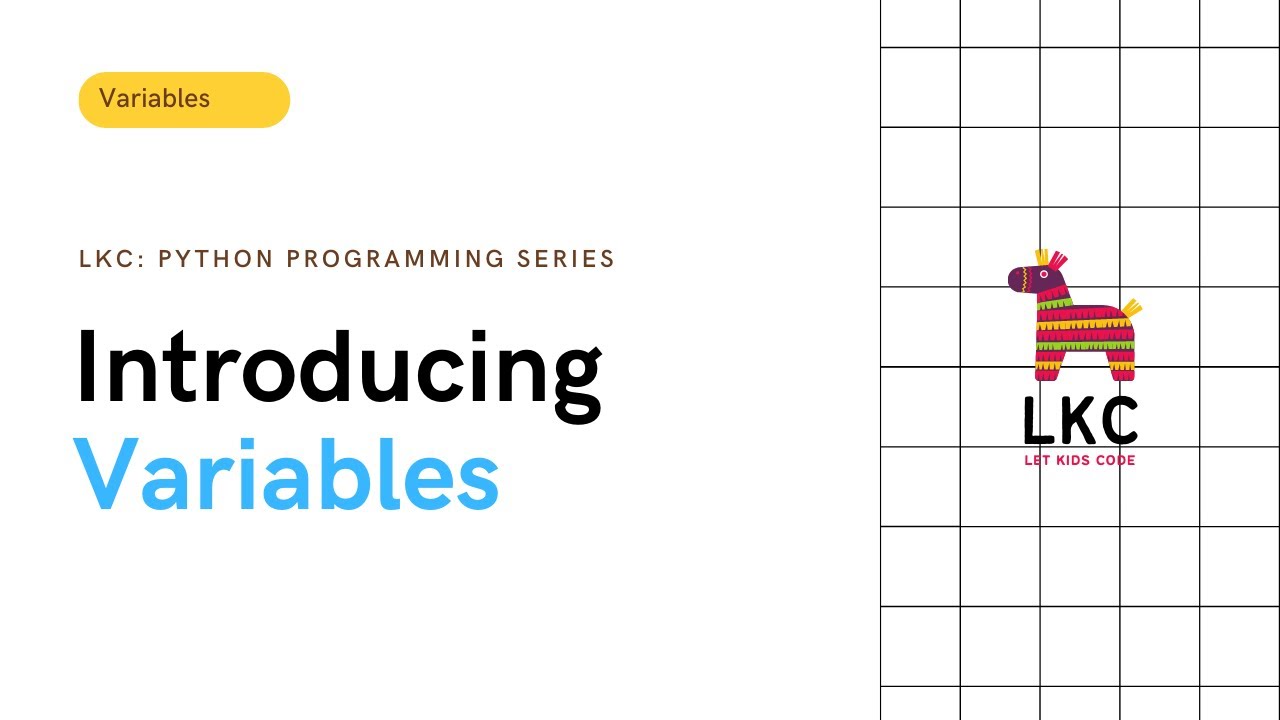 02.01 - Variables Introduction - YouTube