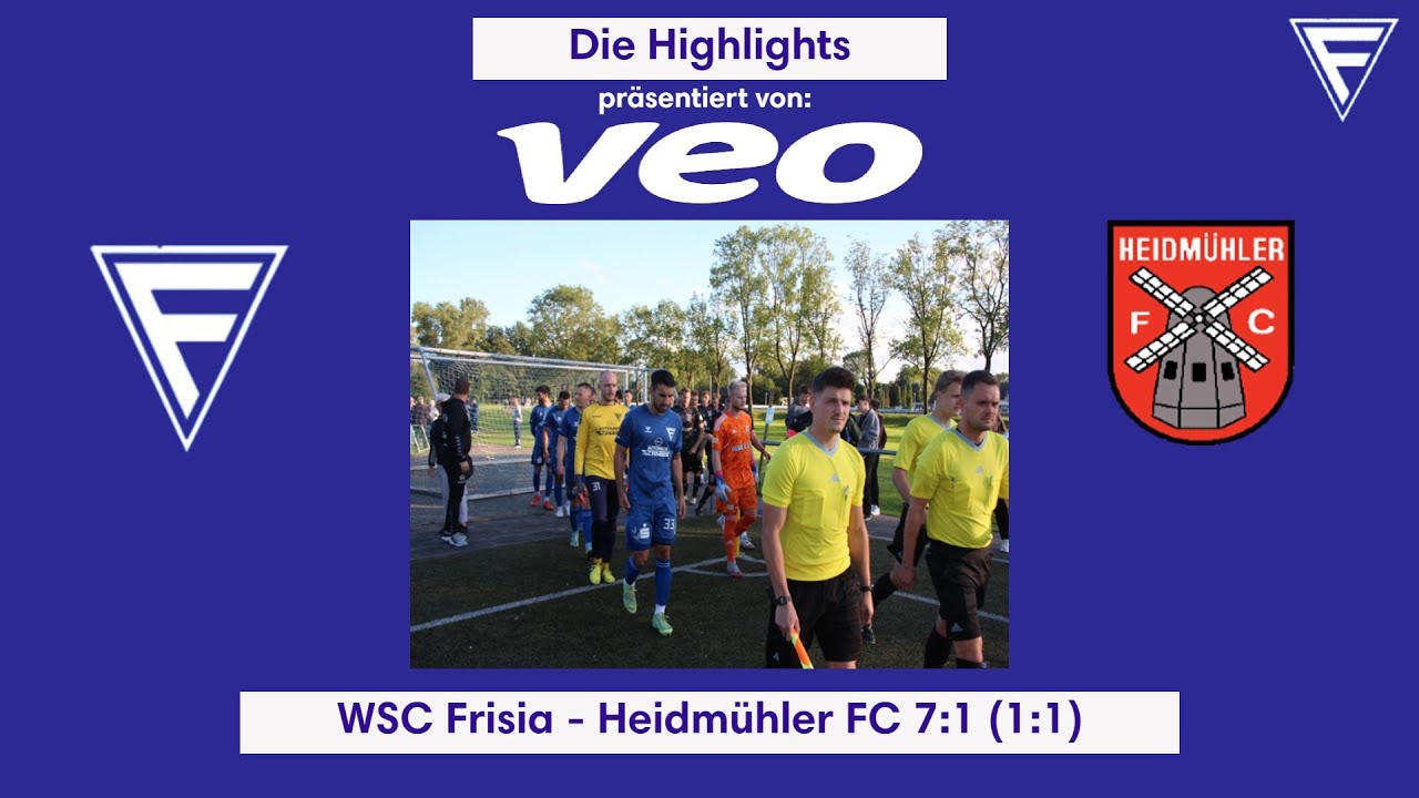 Highlights WSC Frisia Heidmühler FC - YouTube