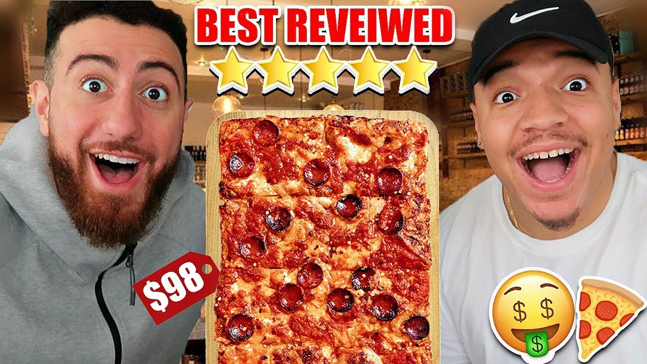 Ordering The MOST EXPENSIVE Pizza From The BEST REVIEWED Pizza ...