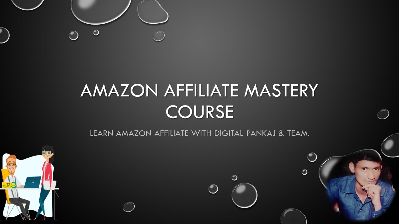 Amazon Affiliate Portal Handling - YouTube