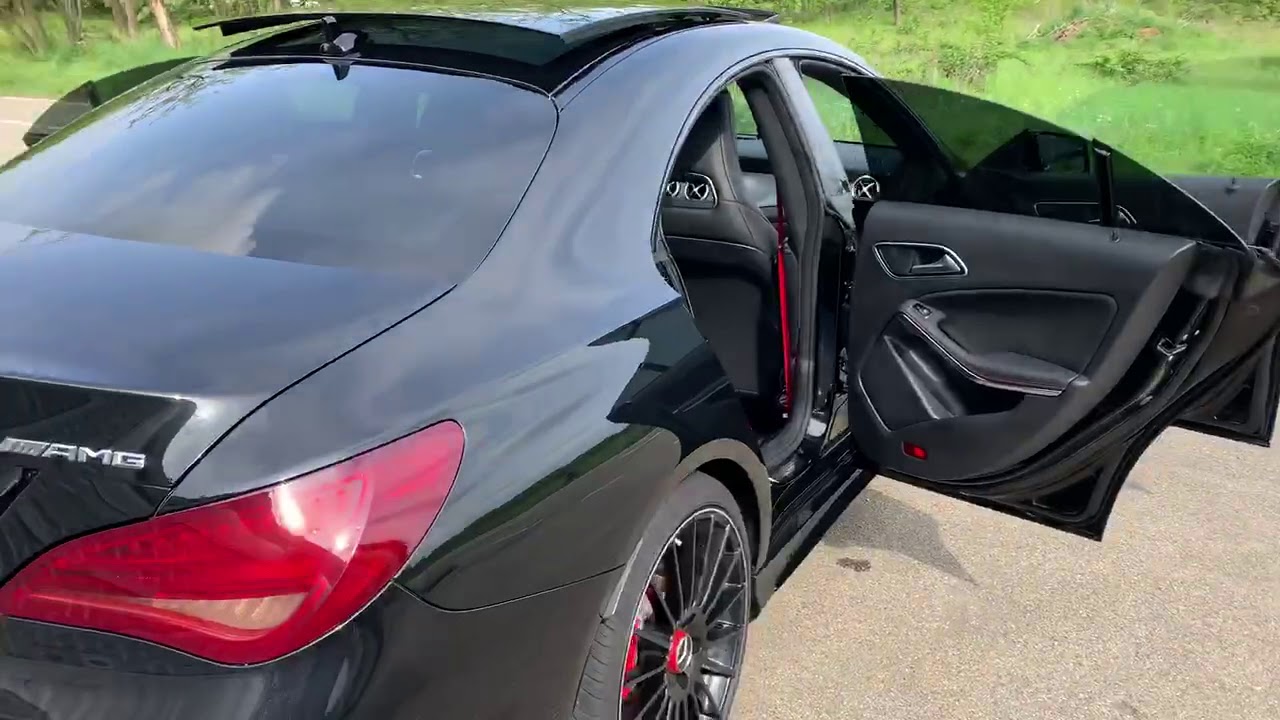 Mercedes Benz CLA 45 amg 360 cv '15 Total Black + Sound - YouTube
