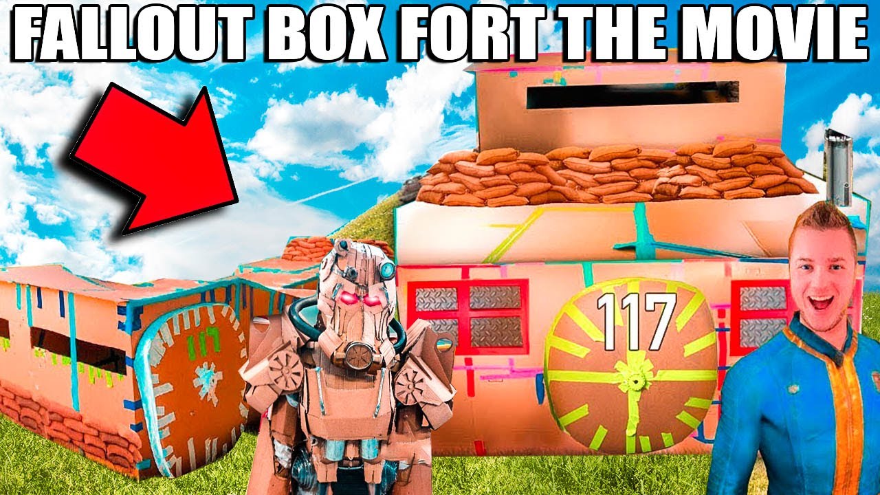 Fallout Box Fort THE MOVIE! 24 Hour Quarantine Shelter Challenge - YouTube