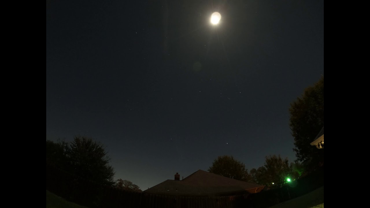 Moon Rise to Sun Rise Time Lapse - YouTube