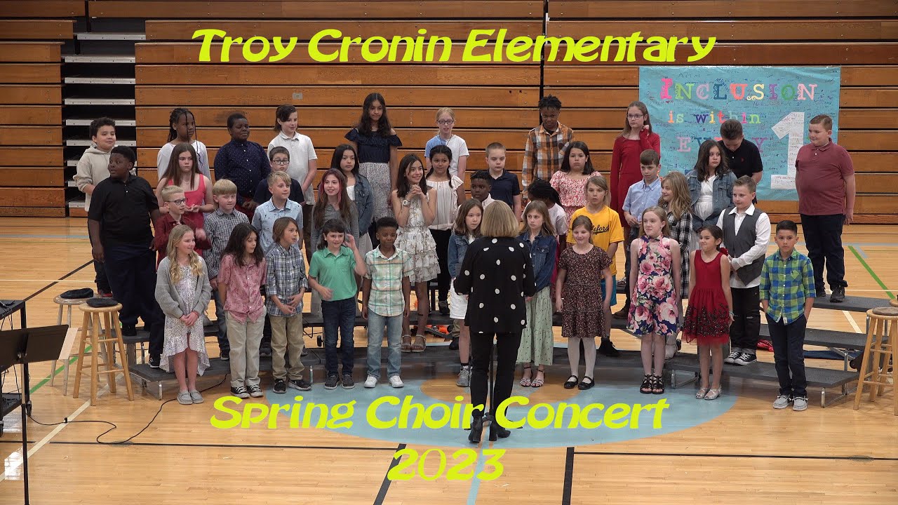 Troy Cronin Spring Choir Concert 2023 - YouTube
