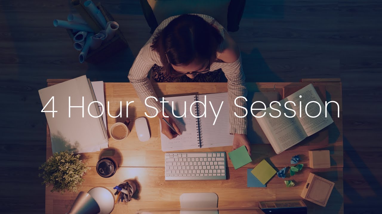 4 hour study and work session | Jazz for Studying and Working ...